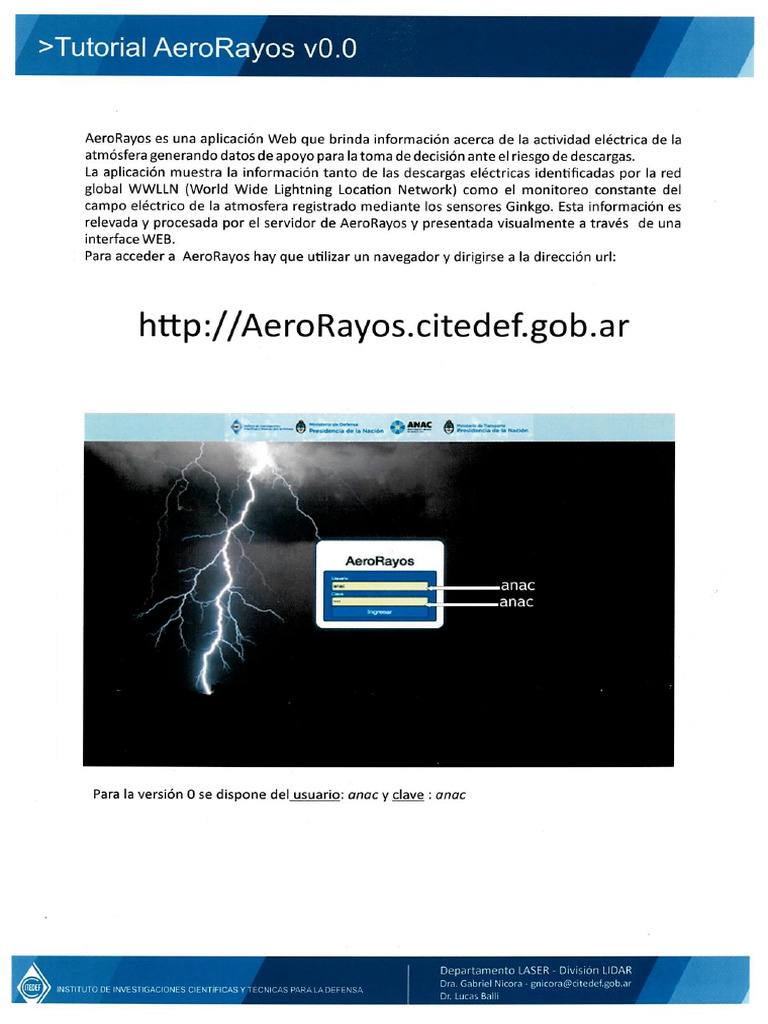 Rayos Tutorial para El Sitio Web | PDF