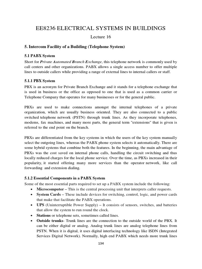 Lecture 16 - Telephone System | PDF | Voice Over Ip | Telephony