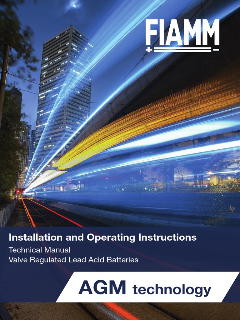Engineering Manual Agm Rev 6 | PDF | Rechargeable Battery | Battery Charger
