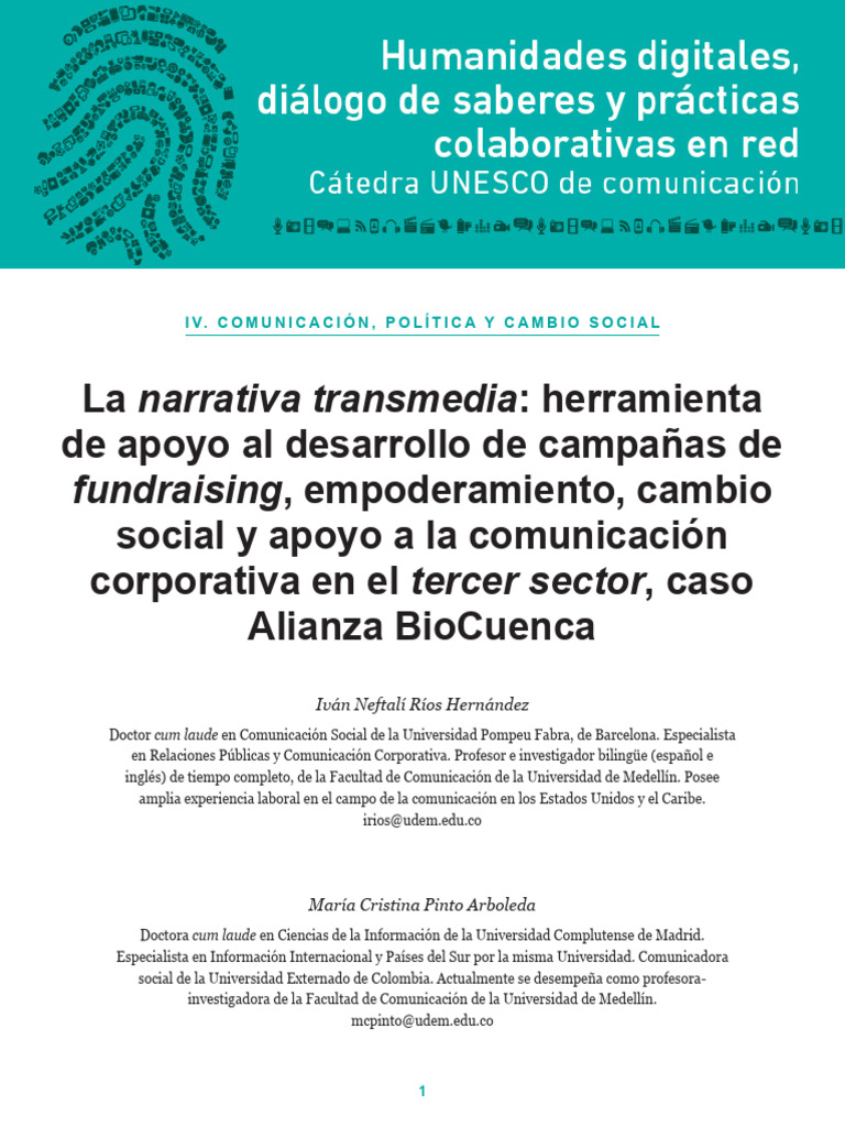 La Narrativa Transmedia | PDF | Science