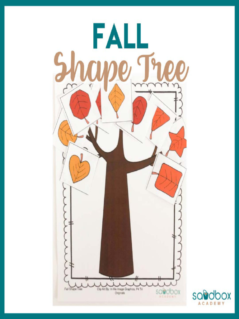 ShapeTreeFallPreschoolActivity 1 | PDF | Shape