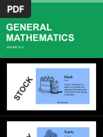 General Mathematics (Stocks and Bonds) | PDF | Bonds (Finance) | Stocks