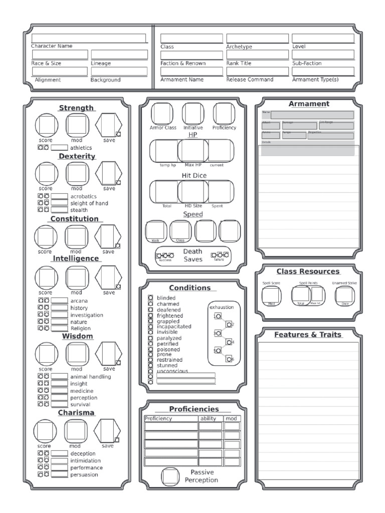 Bleach Char Sheet | PDF
