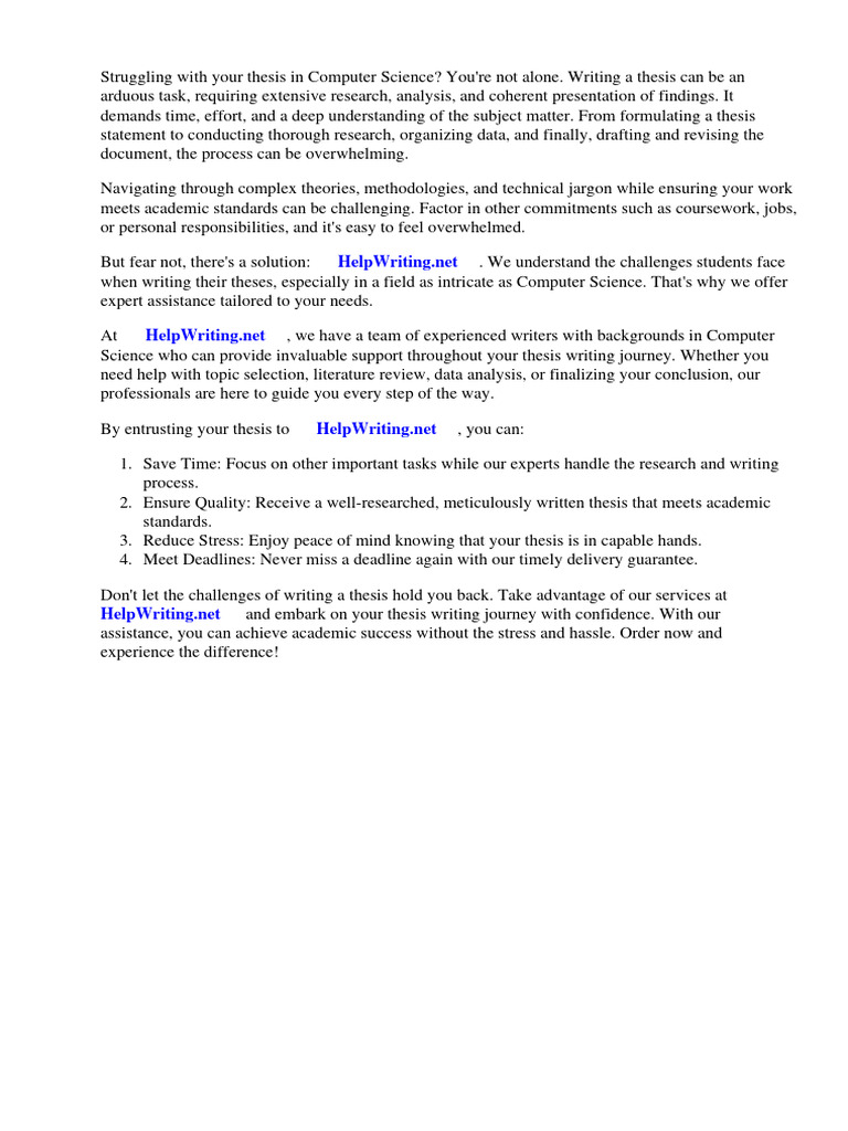 Sample Thesis in Computer Science | PDF | Thesis | Computing Sample Thesis in Computer Science | PDF | Thesis | Computing