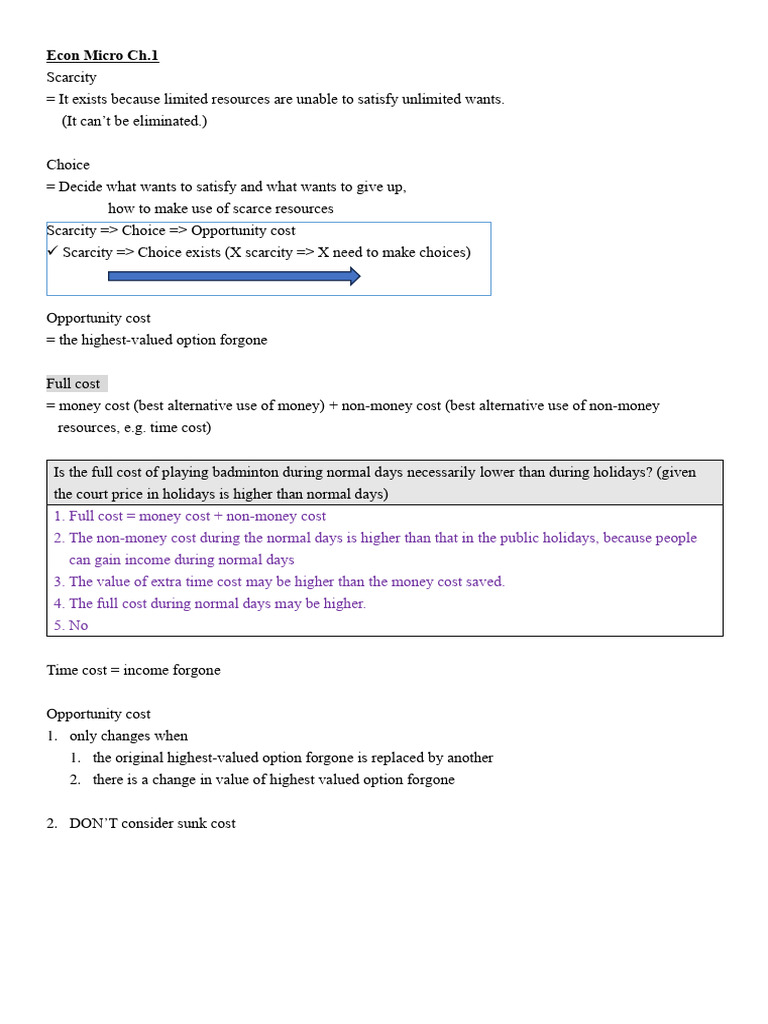 Econ Notes.1-3 | PDF | Bonds (Finance) | Piece Work