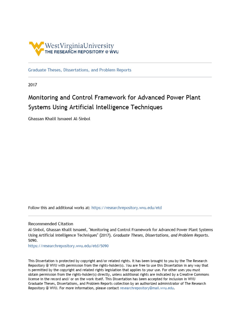 Monitoring and Control Framework For Advanced Power Plant Systems | PDF ...