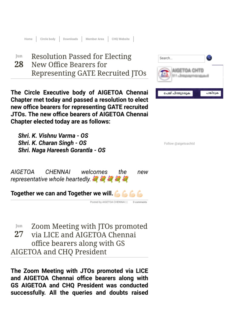 Aigetoa Chennai | PDF