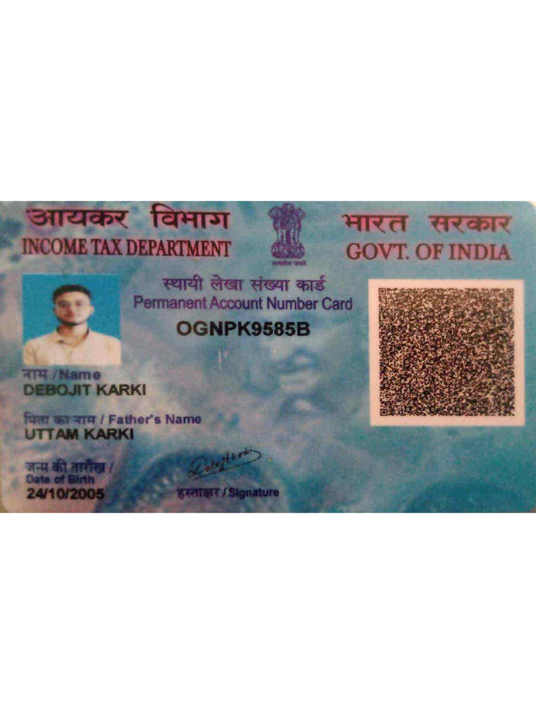 Pan Card Debojit | PDF