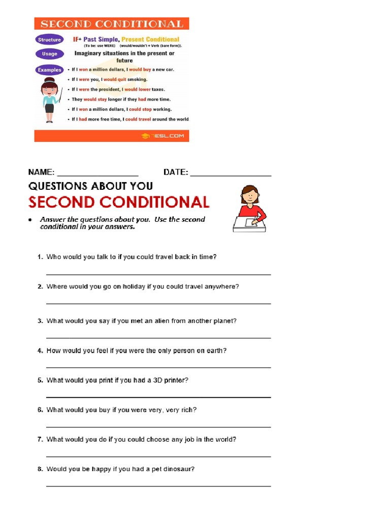 Second Conditional | PDF