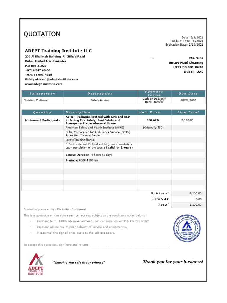 T492 - Child and Babysitting Safety Course - Smart Maids Cleaning | PDF ...