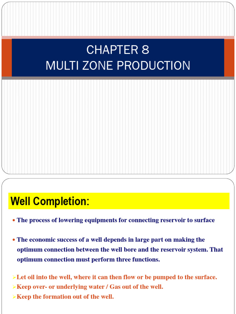 Multi-Zone Well Completion Techniques | PDF | Casing (Borehole ...