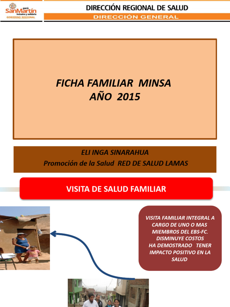 Ficha Familiar MINSA: Atención Integral | PDF | Parentesco y descenso ...
