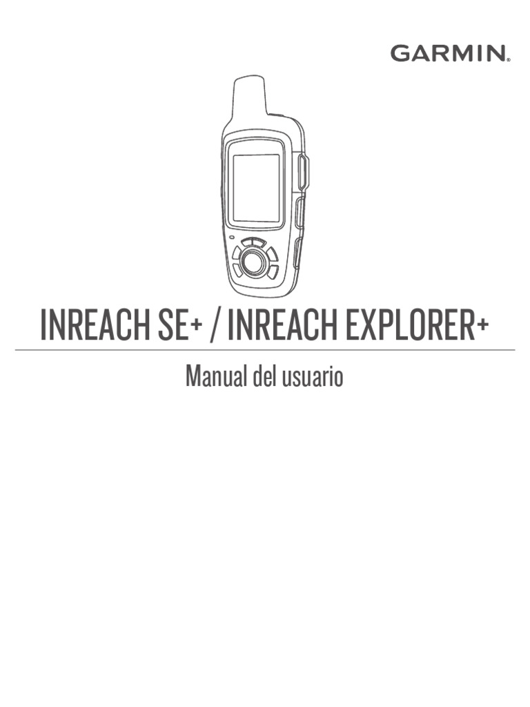 GARMIN Inreach SE Explorer Plus OM ES-XM | PDF | Bluetooth | Altímetro