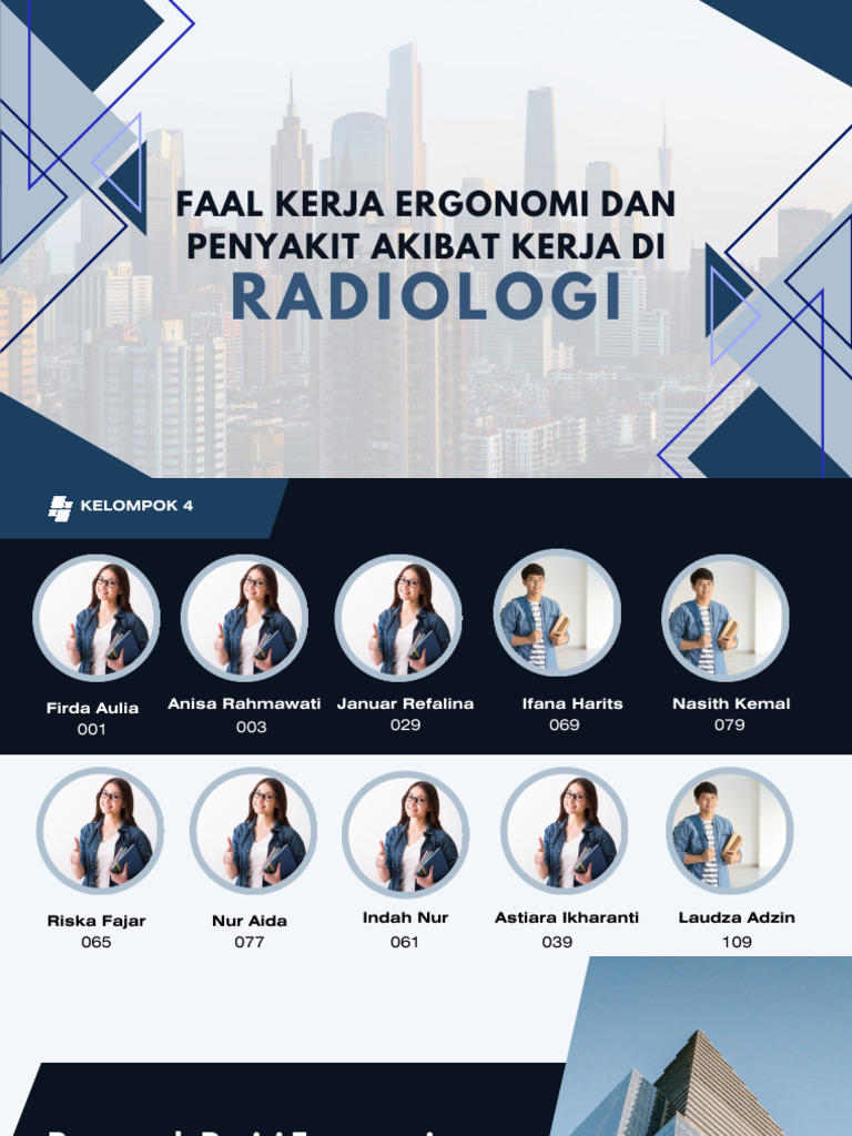 Faal Kerja Ergonomi Dan Penyakit Akibat Kerja Di Radiologi | PDF