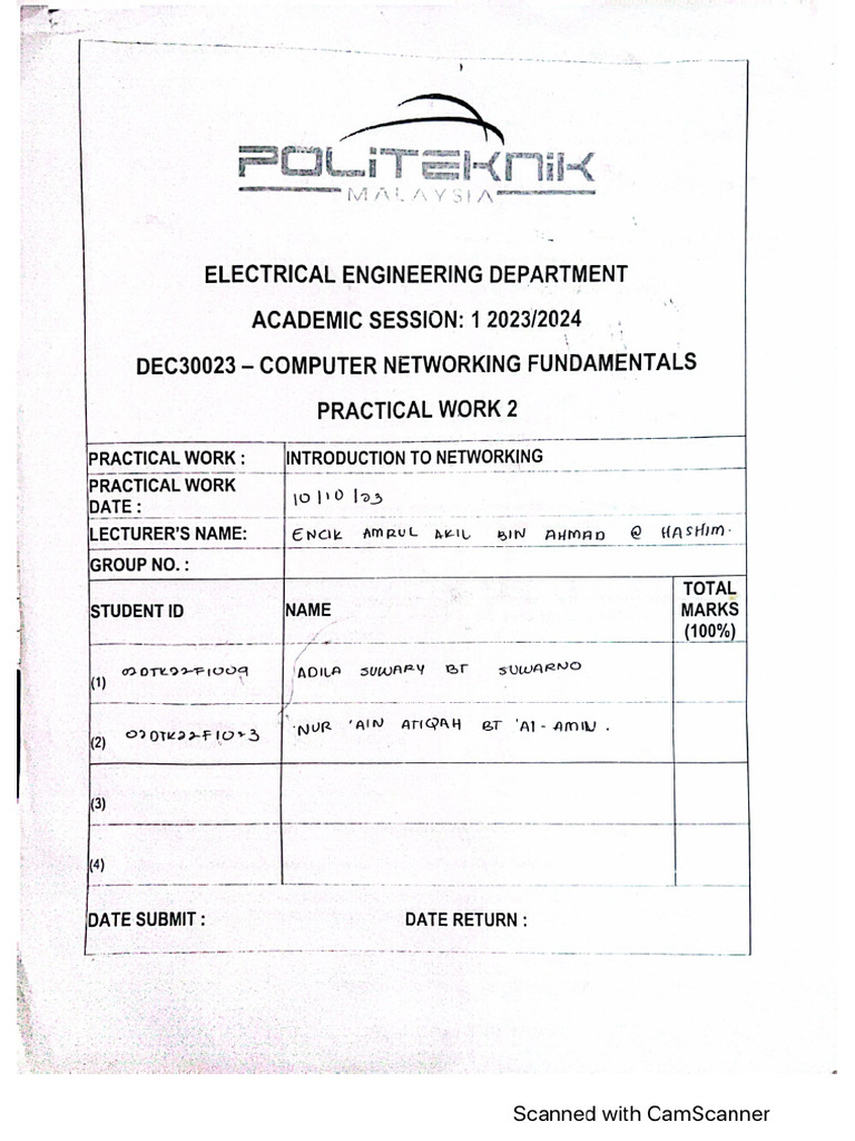 Pw2 Networking | PDF