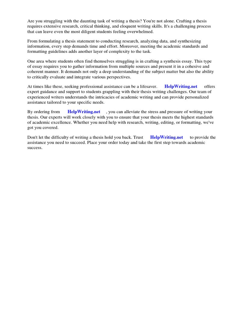 AP Central Synthesis Essay Example | PDF | Essays | Thesis