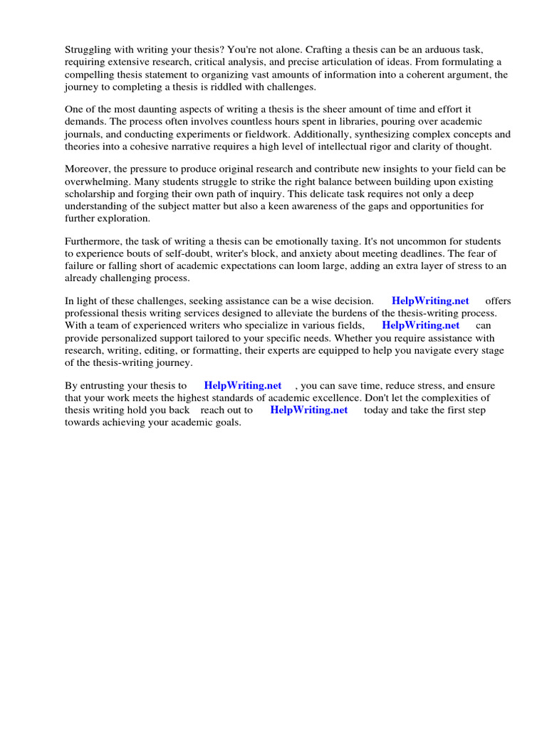 Thesis Multiple | PDF | Thesis | Essays