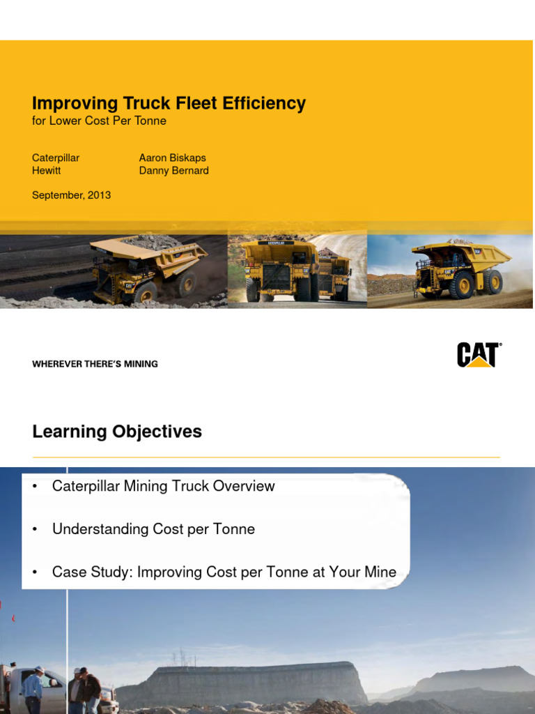 Improving Truck Fleet Efficiency | PDF | Truck | Mining