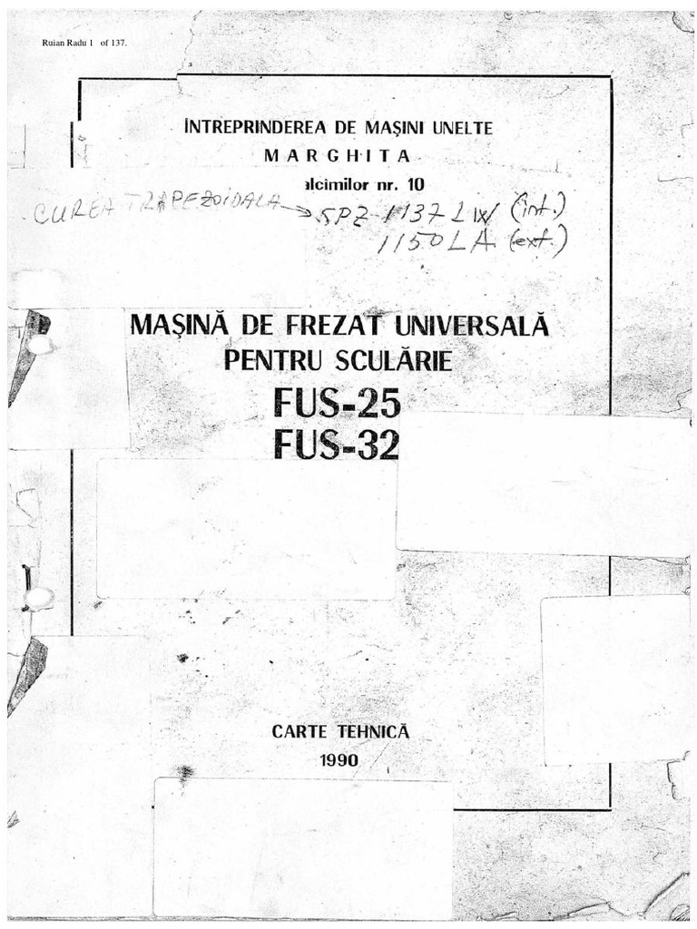 Freza Fus 25 - Compress | PDF