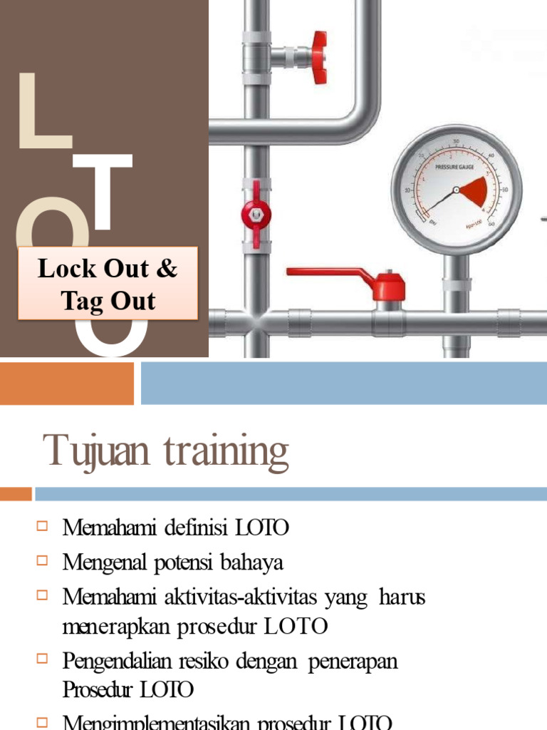 Panduan LOTO: Keamanan & Prosedur | PDF