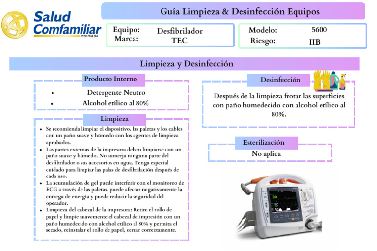 Desfibrilador Tec 5600 | PDF | Tecnología