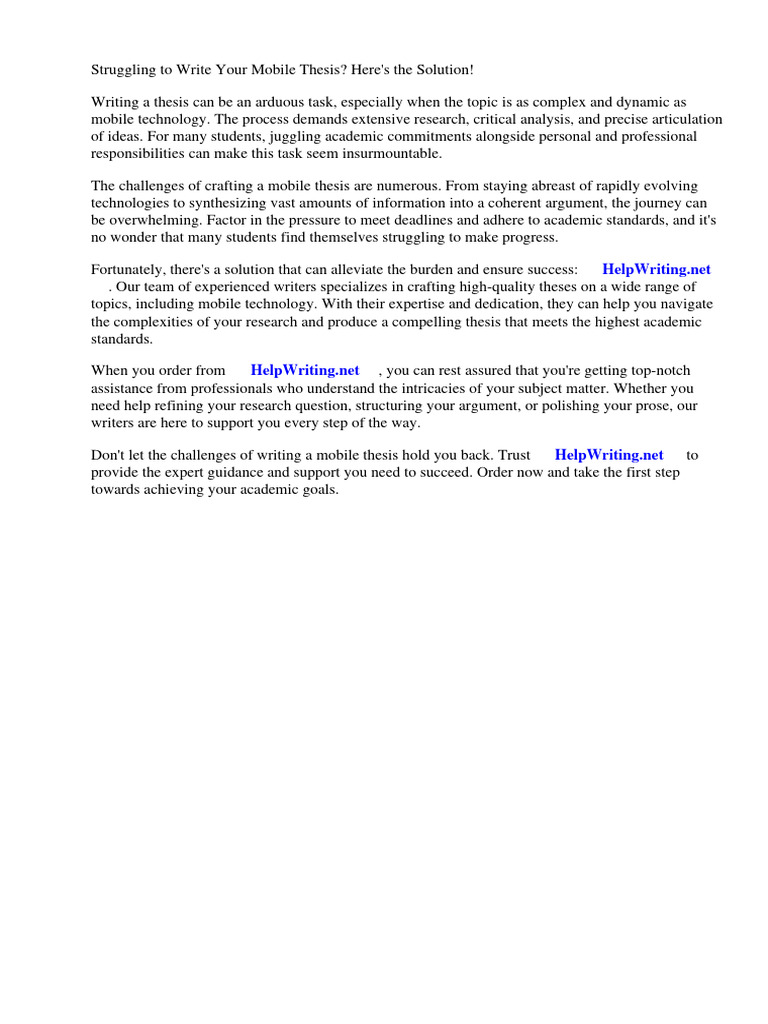 Mobile Thesis Title | PDF | 3 G | Computer Network