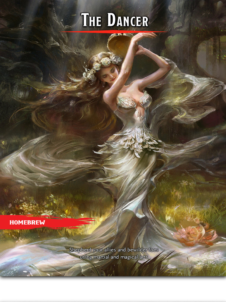 DND 5e Dancer Class - Homebrew - GM Binder | PDF | Dances | Dice