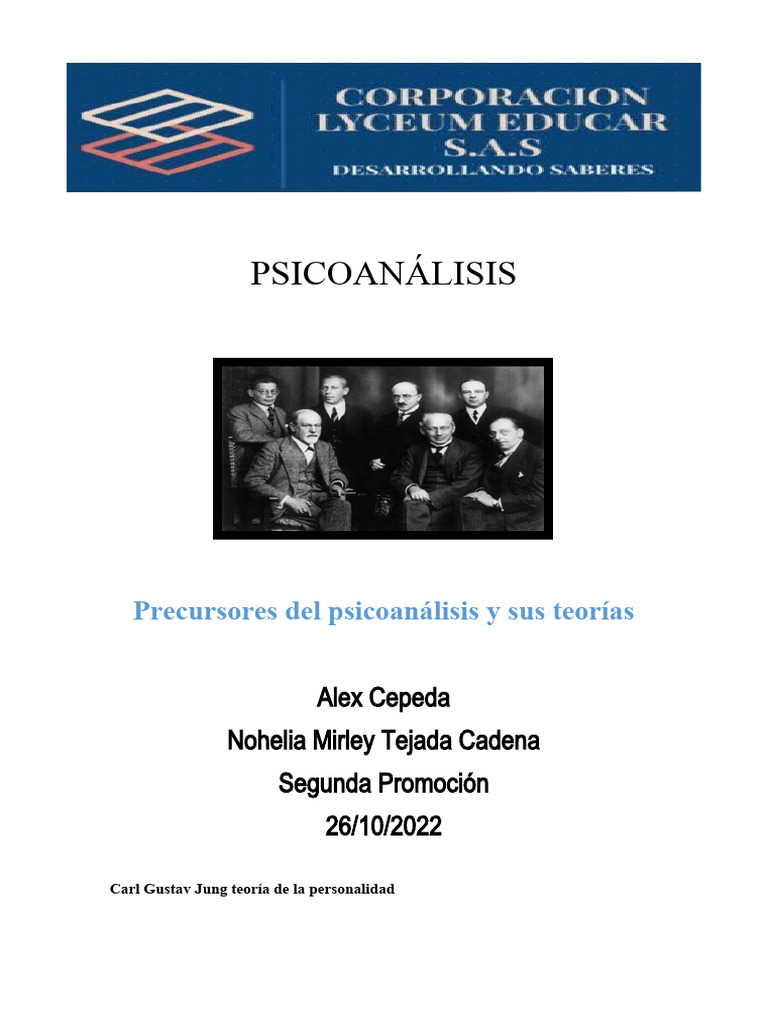 Precursores Del Psicoanalisis | PDF | Psicoanálisis | Mente inconsciente