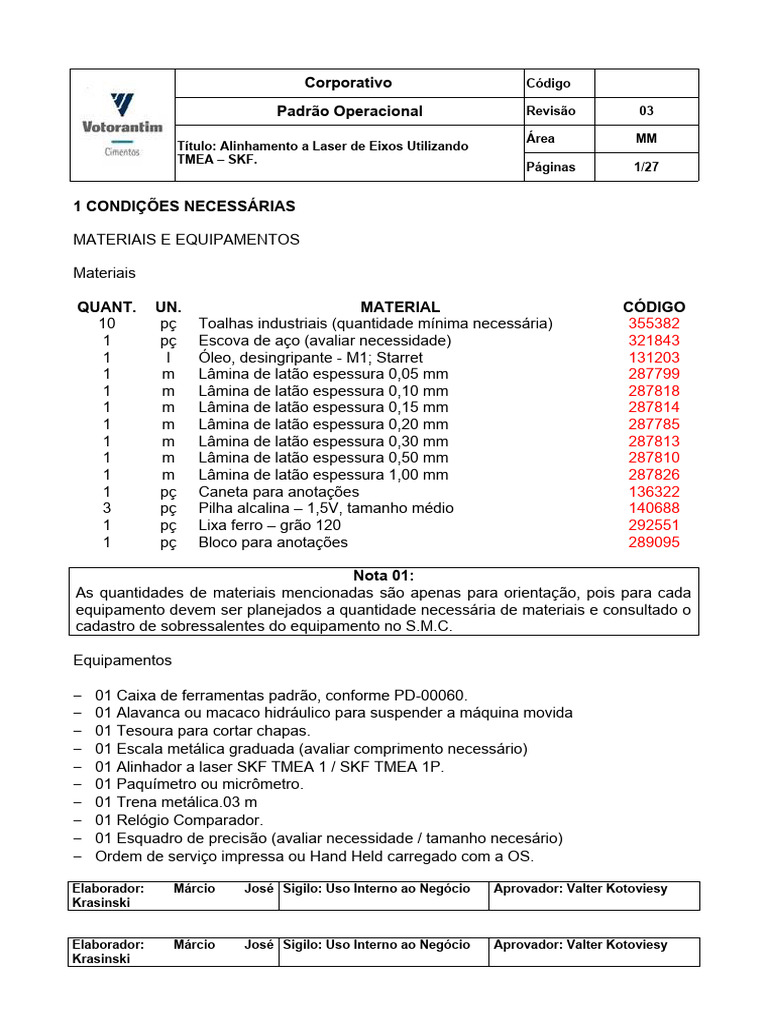 Alinhamento A Laser de Eixos Utilizando TMEA - SKF | Download grátis ...
