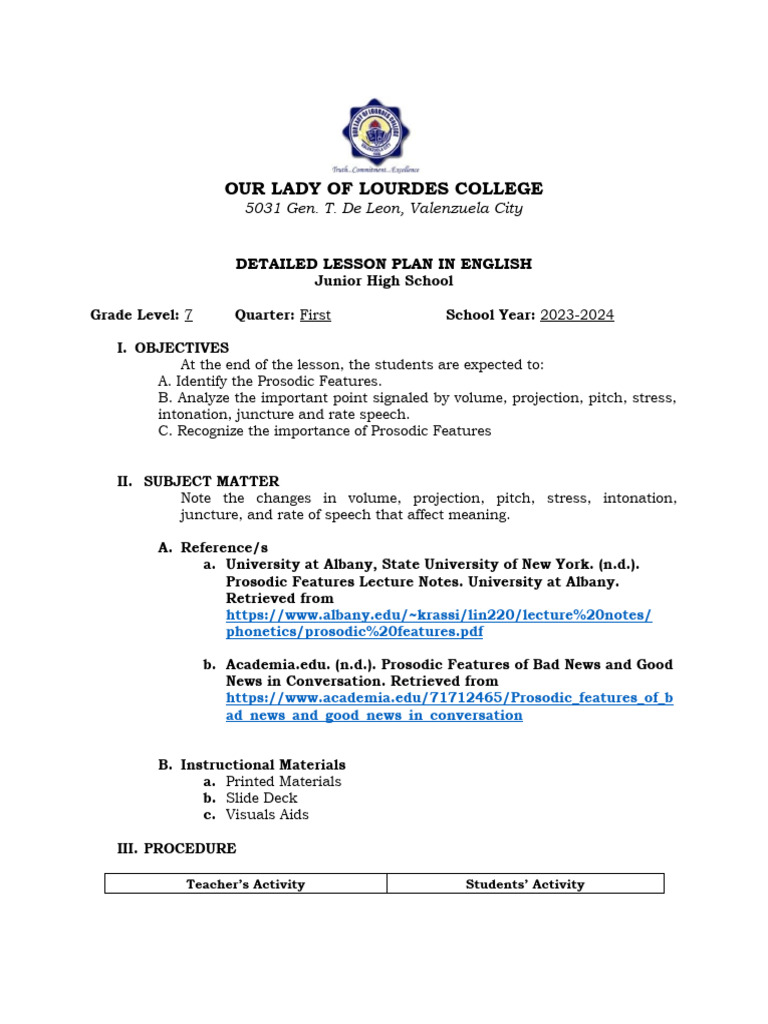 Lesson Plan Sa Macro Skills | PDF | Human Communication | Linguistics