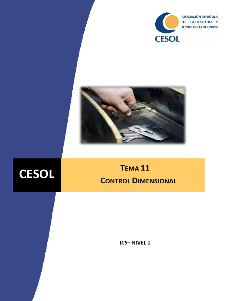 Ics 1 - Tema 11 Control Dimensional Rev 0 | PDF | Metrología | Medición