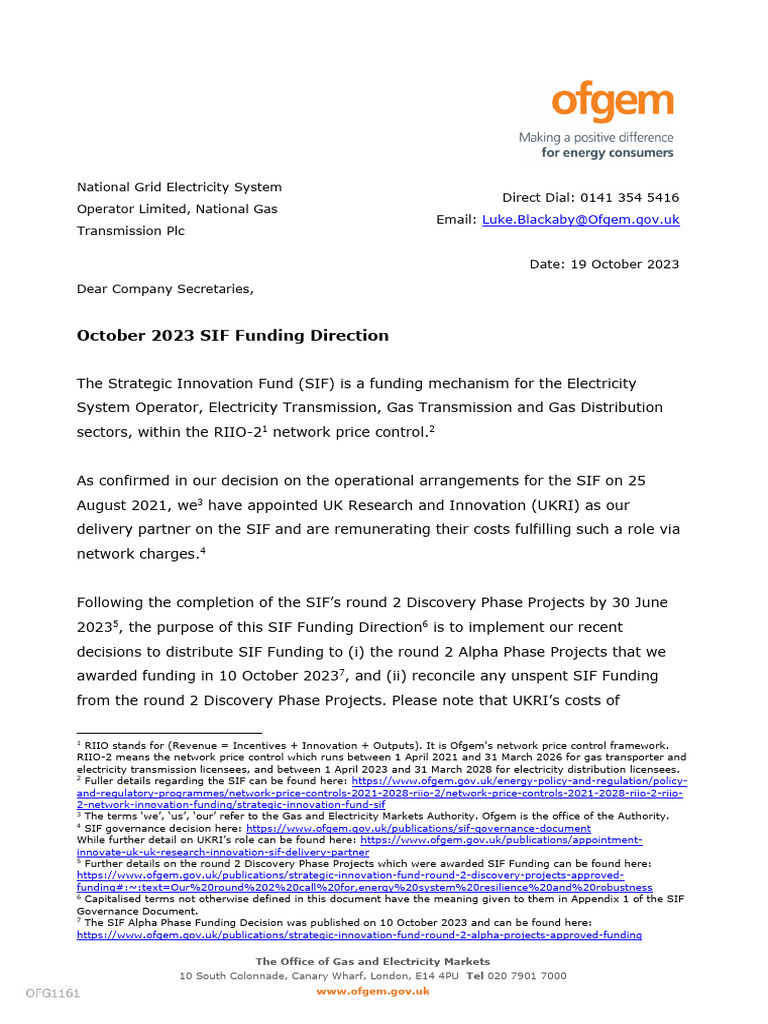 Round 2 Alpha Phase - SIF Funding Direction - v3.0 FINAL - 0 | PDF ...