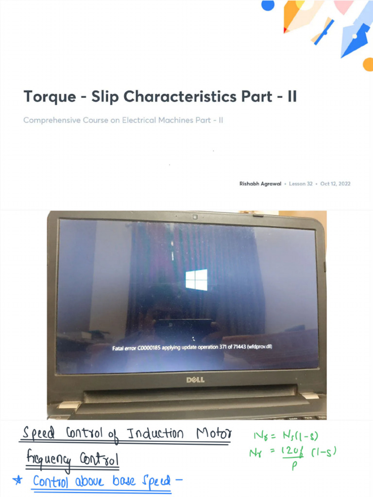 Torque Slip Characteristics Part II With Anno | PDF
