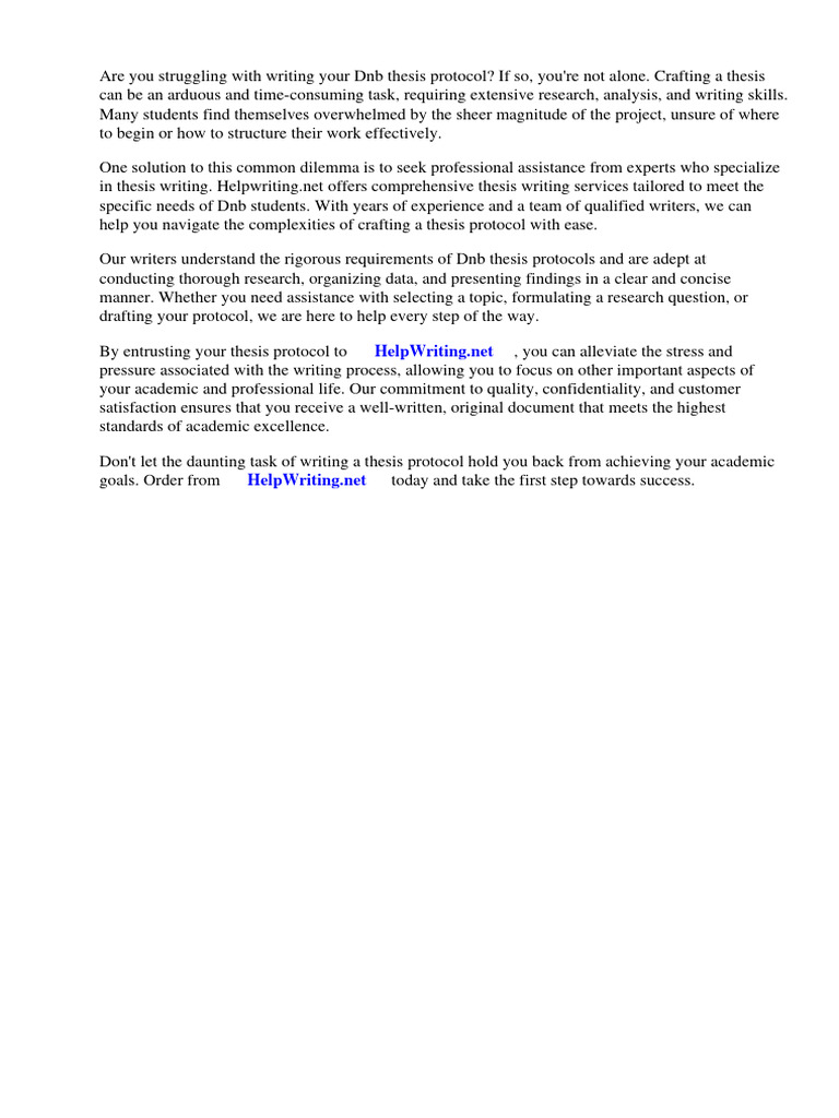 DNB Thesis Protocol Sample | PDF | Thesis | Chronic Kidney Disease