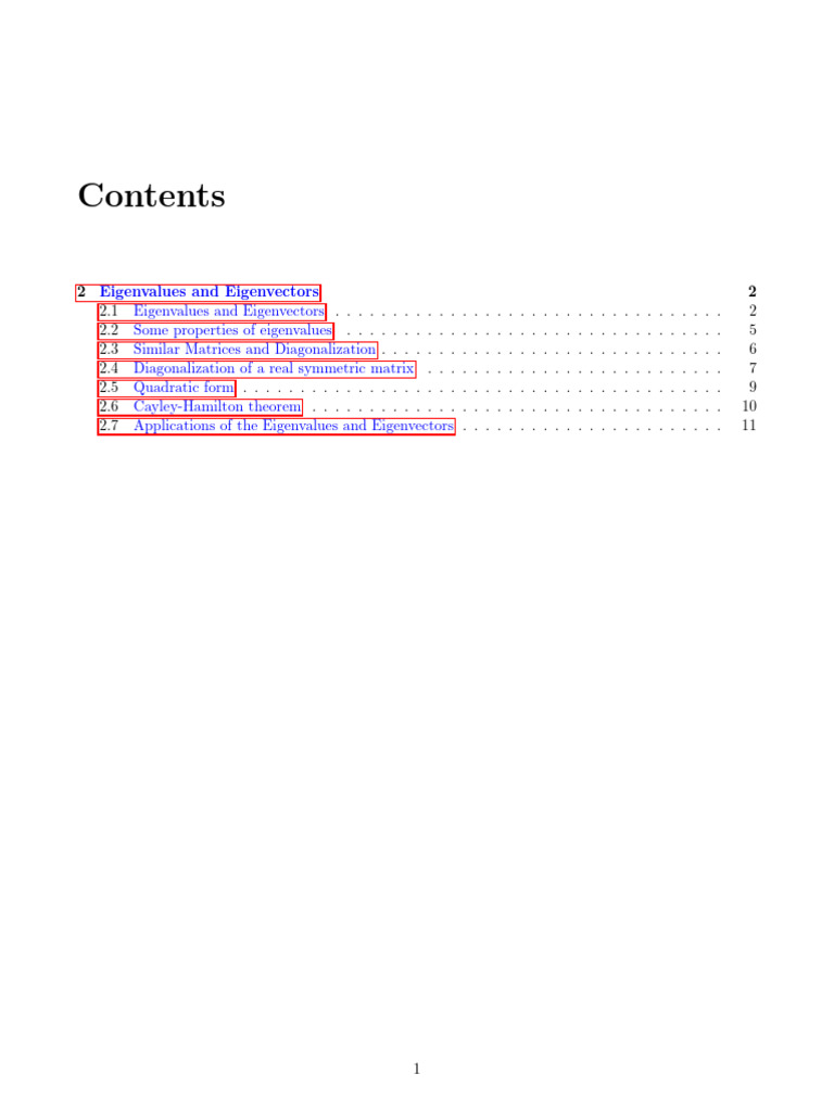 chap2_eigenvalues_and_eigenvectors | PDF | Eigenvalues And Eigenvectors | Matrix (Mathematics)