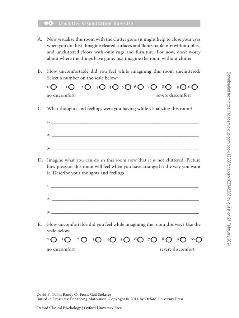 Unclutter Visualization Guide | PDF | Career & Growth | Home & Garden