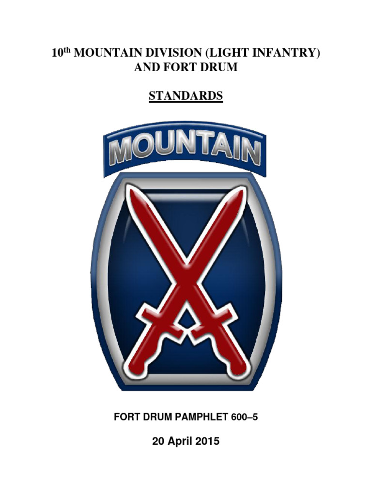 10 Mountain Division | PDF | United States Army | Fashion