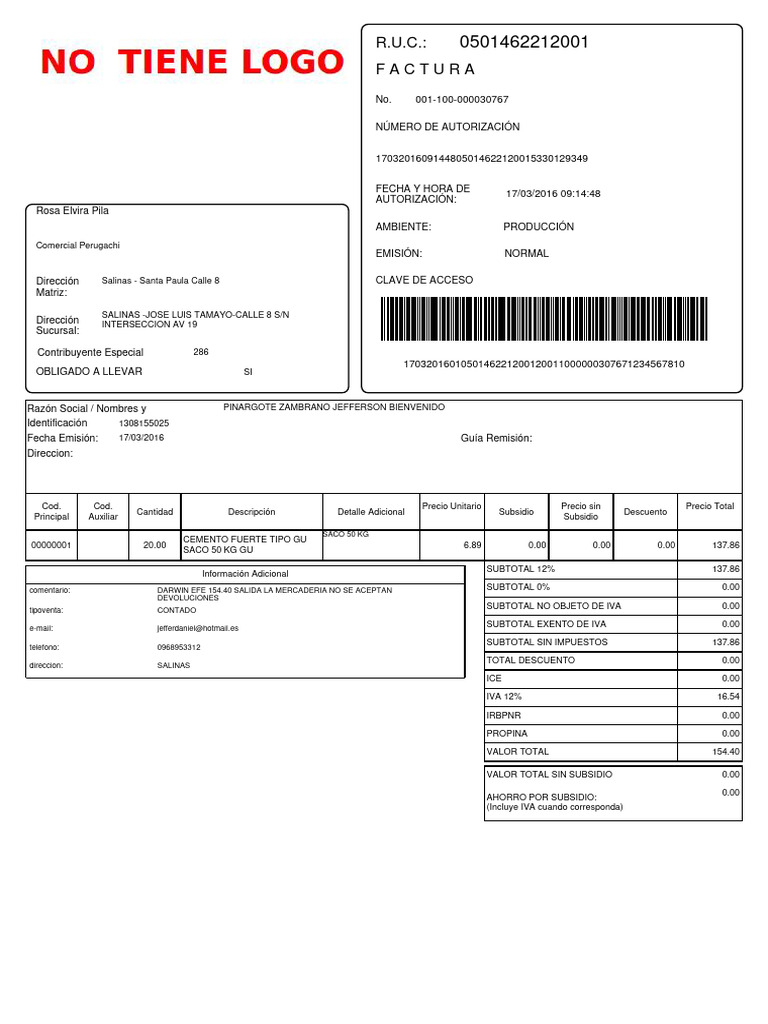 Factura (72) | PDF | Factura | Contabilidad