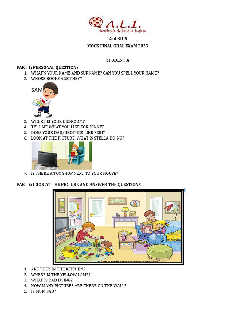 Mock Final Oral Exam Pdf 
