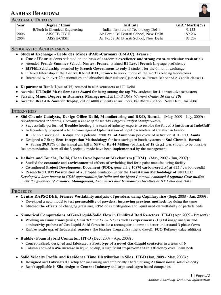 Aabhas Bhardwaj Engineering | PDF | Clean Development Mechanism
