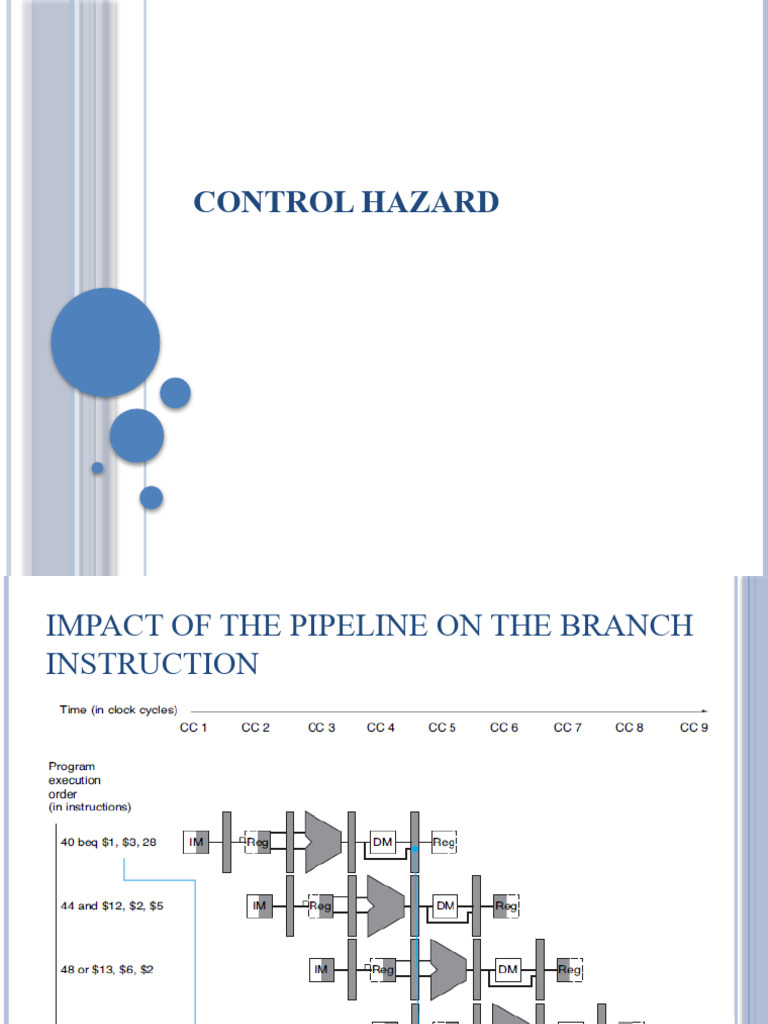 Control Hazard | PDF | Central Processing Unit | Computer Engineering