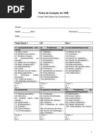 CBCL Correção | PDF | Psicologia | Ciências comportamentais