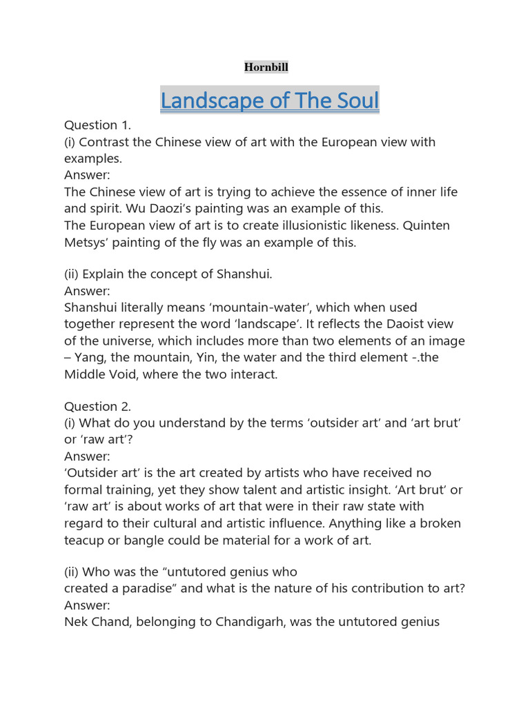 Landscape of The Soul | PDF | Yin And Yang | Paintings