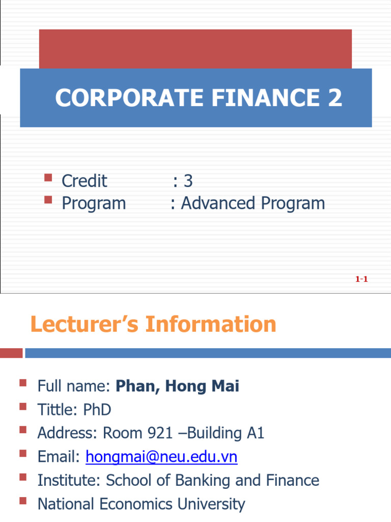 Handout Chapter 12 13 Some Lessons Risk Return SML 2024 | Download Free ...