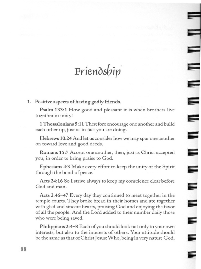 Friendship | PDF | Book Of Proverbs | Jesus