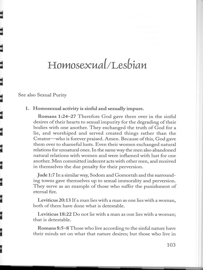 Homosexual Lesbian | PDF | Lust | Sin