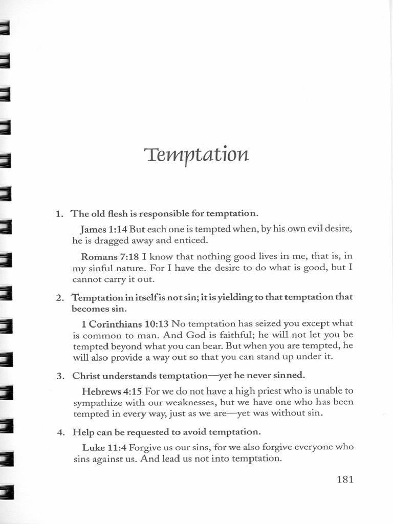Temptation Pdf Divine Grace Satan