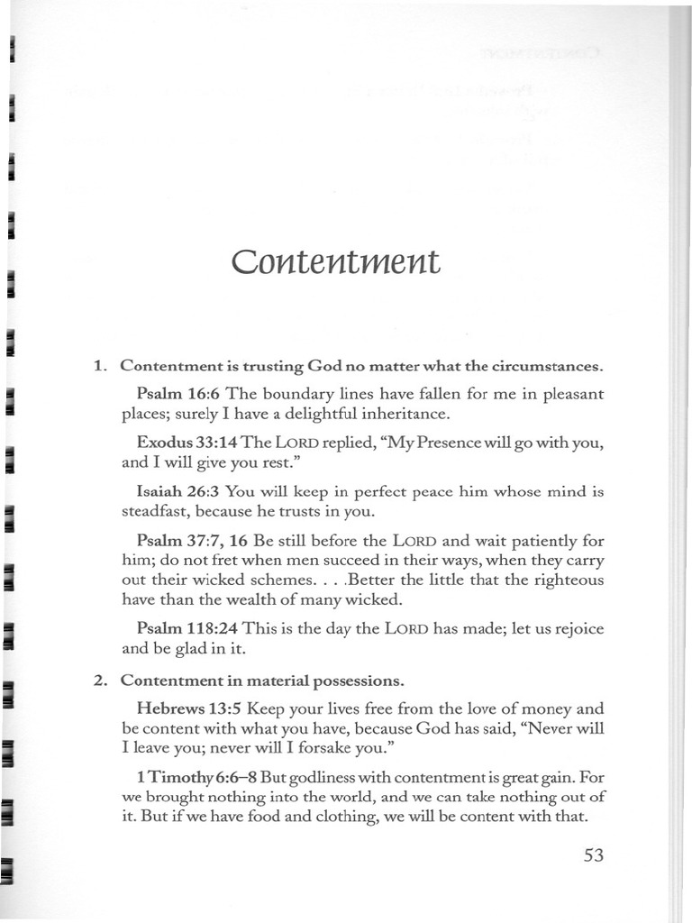 Contentment | PDF