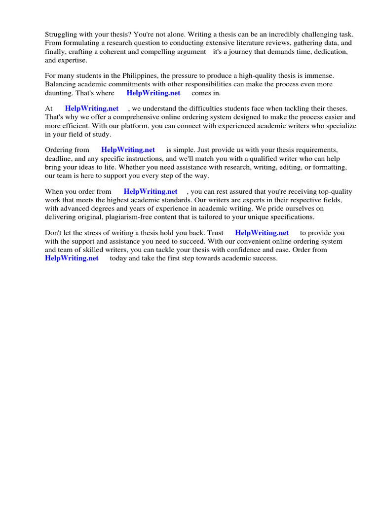 Online Ordering System Thesis Philippines | PDF | E Commerce | Thesis