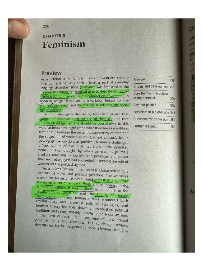 Feminism-political science | PDF